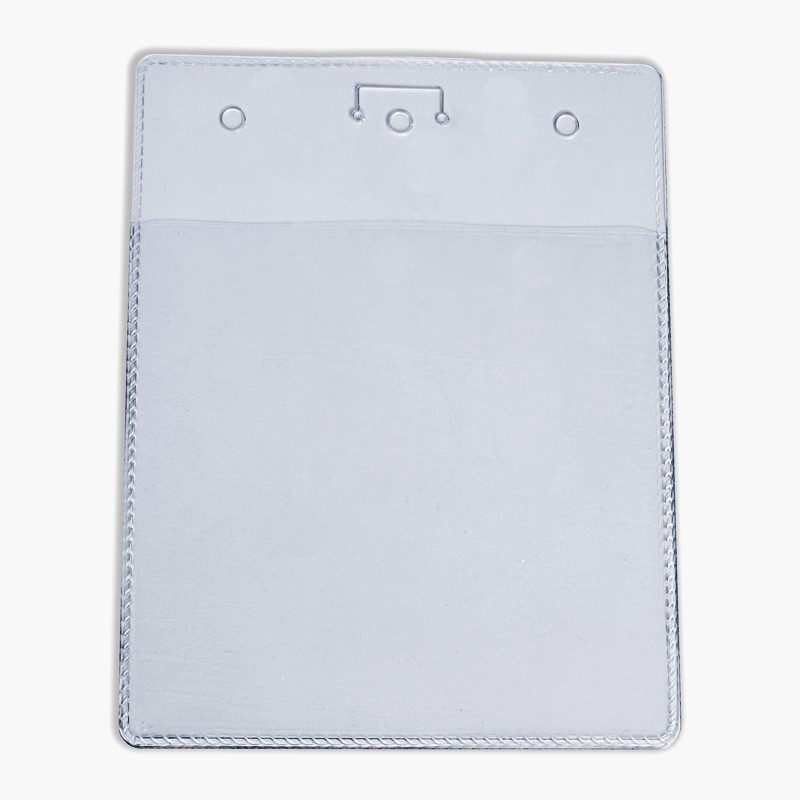 Porte badge souple grand format vertical 88*103mm